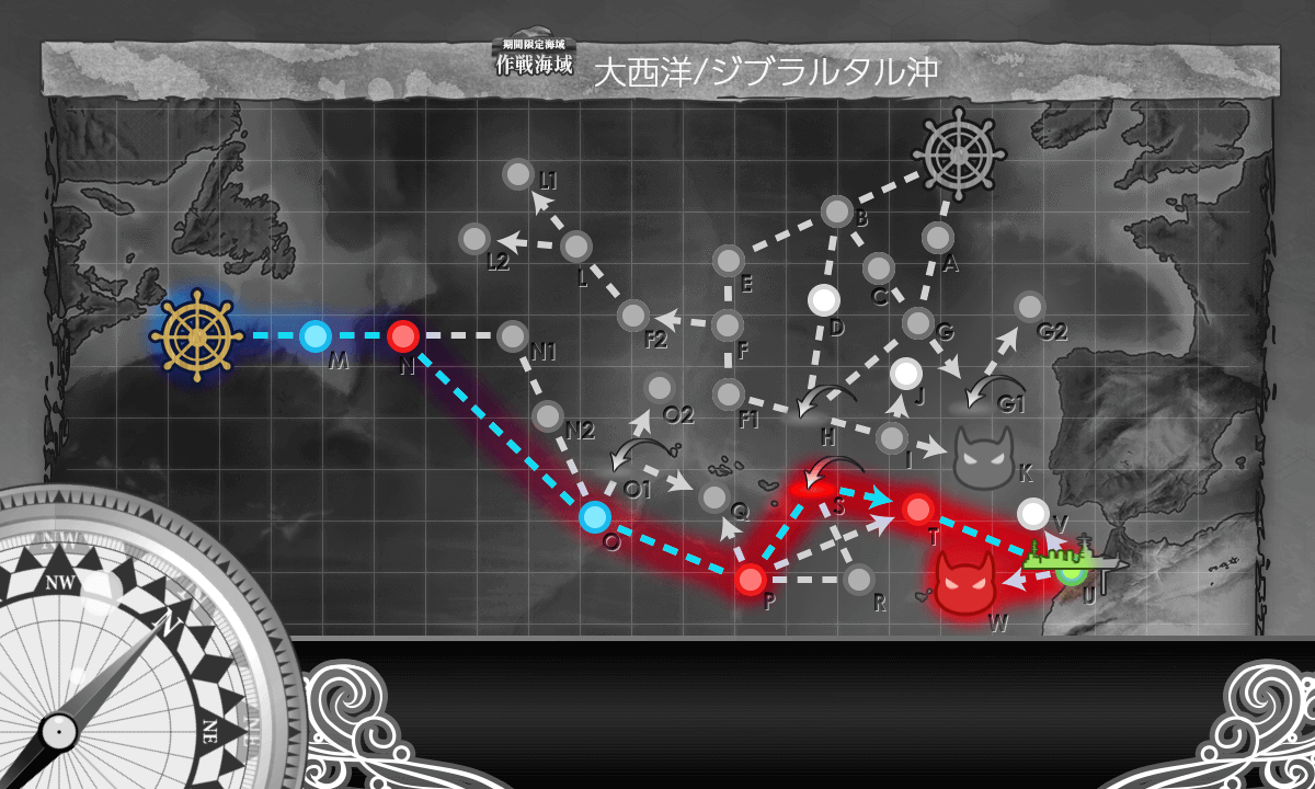 【艦これ2022初秋イベ】E4-2甲 ブルックリン 掘り編成【2022夏イベ】【トーチ作戦】 | キトンの艦これ攻略ブログ